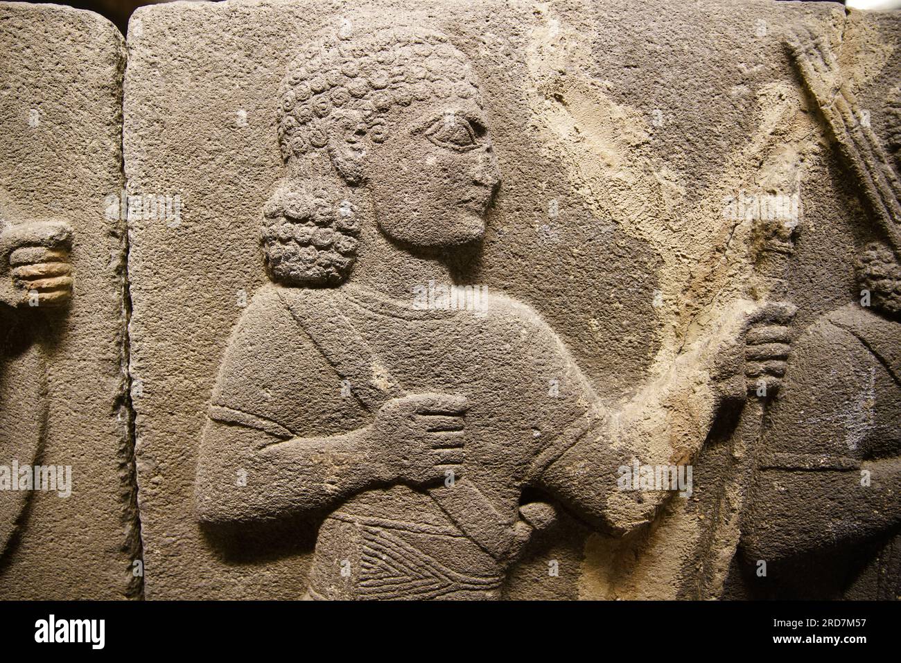 Old Carving in Museum of Anatolian Civilizations in Ankara, Turkiye ...