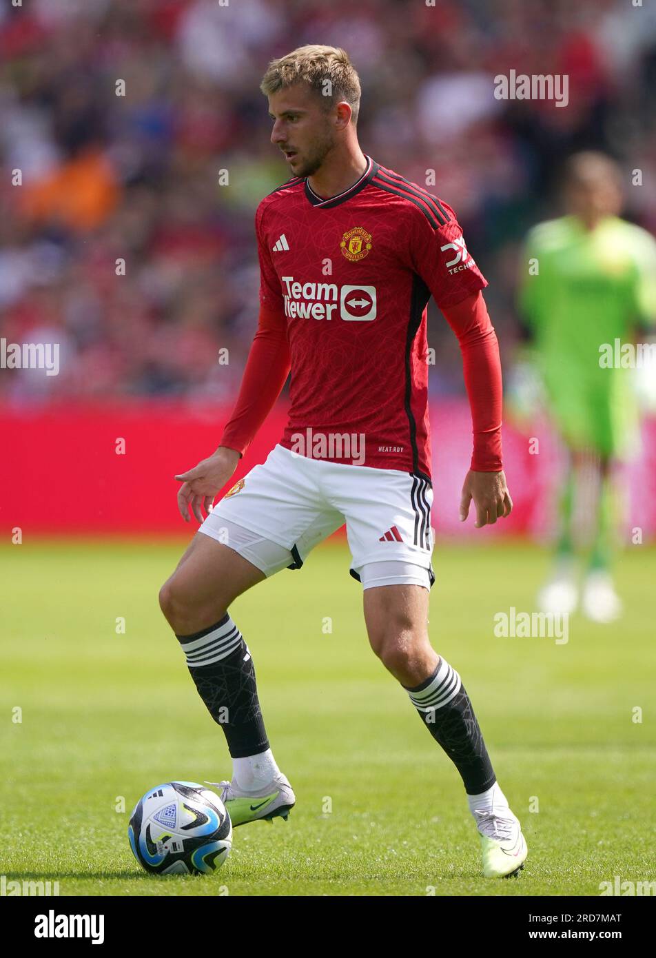 Manchester United’s Mason Mount during the pre-season friendly match at Scottish Gas Murrayfield ...