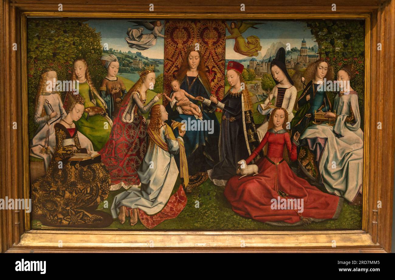 Virgin and Child Among Female Saints, Old Masters Museum, Royal Museums ...