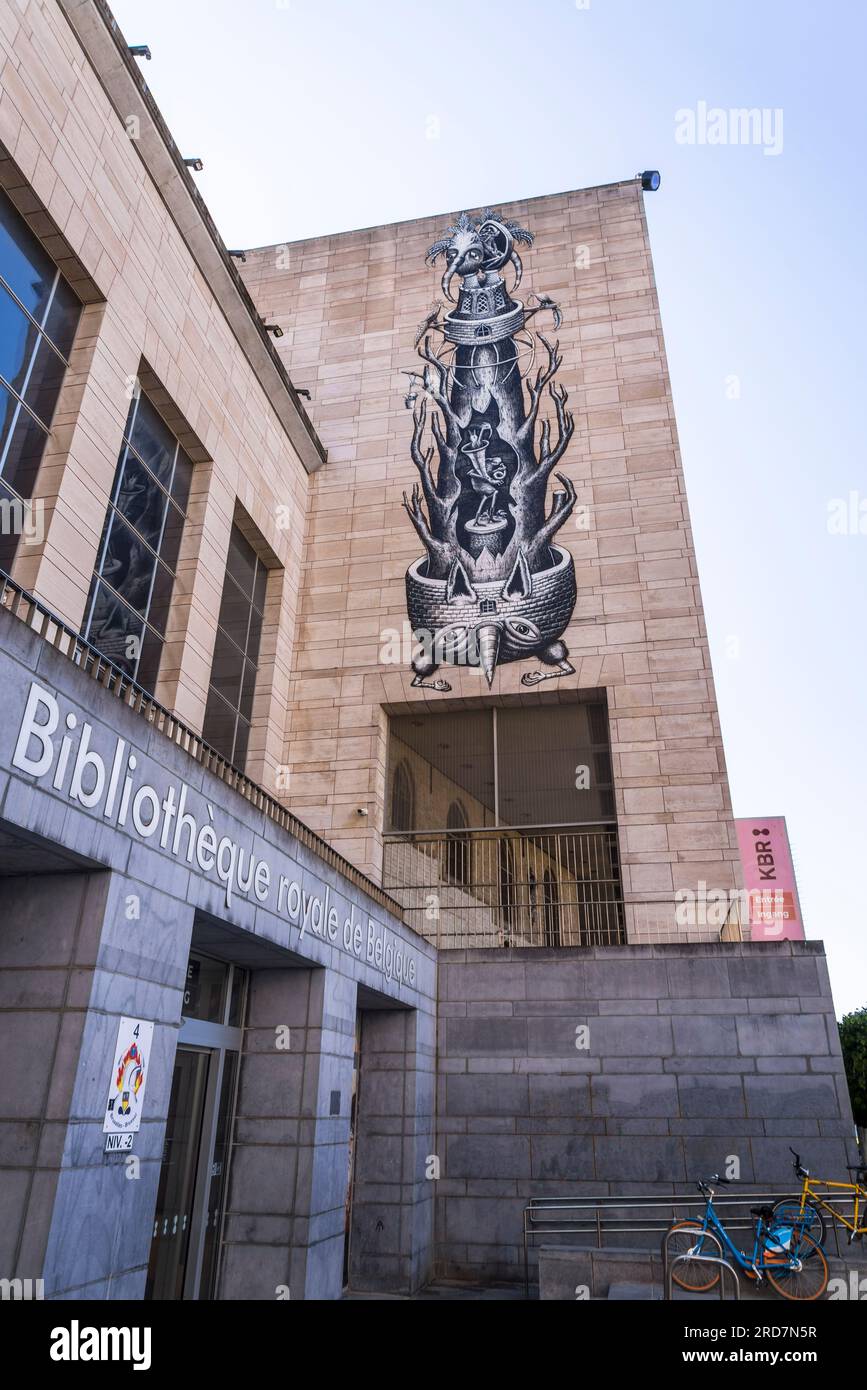 Royal Library of Belgium, Mont des Arts, Hill of Arts, an urban complex ...