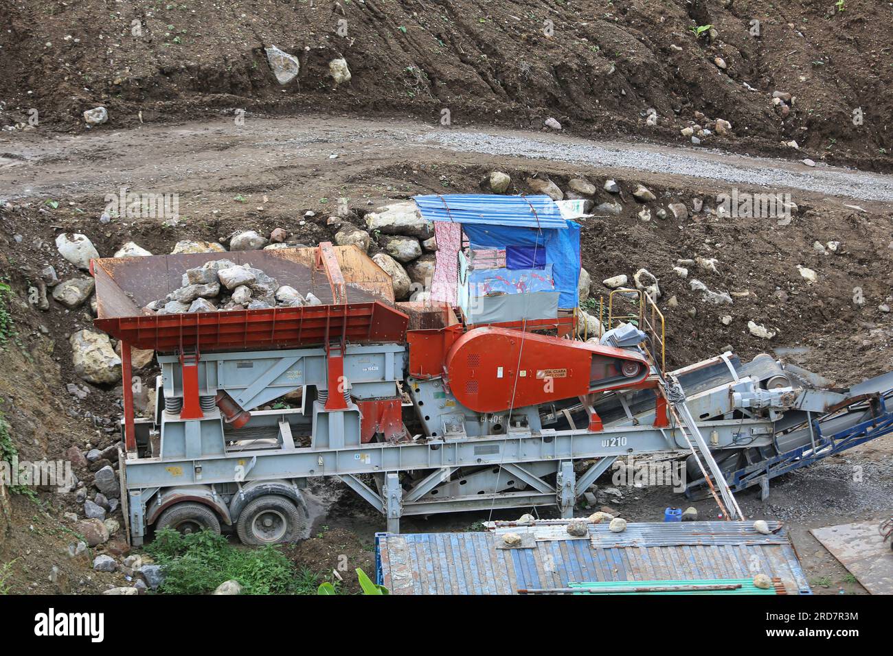 Malepunyo Mountains Range, Philippines. July 19, 2023 : Mobile Stone ...
