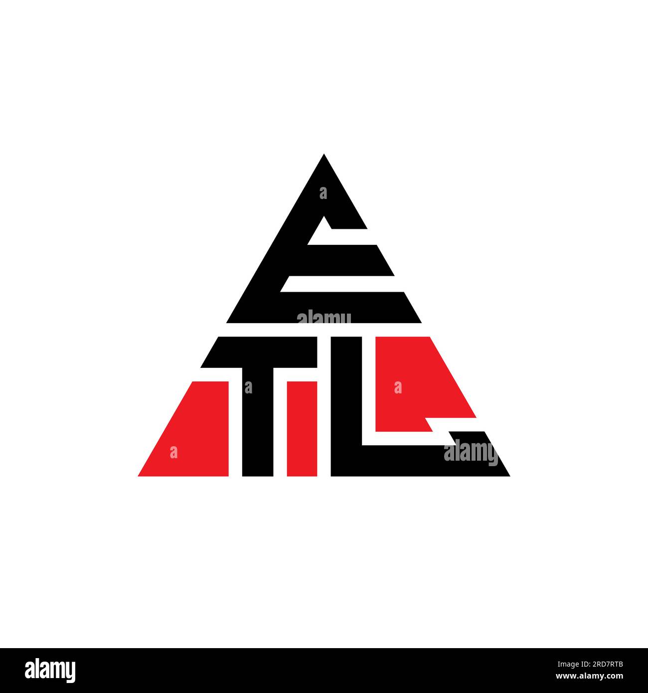 ETL triangle letter logo design with triangle shape. ETL triangle logo design monogram. ETL ...
