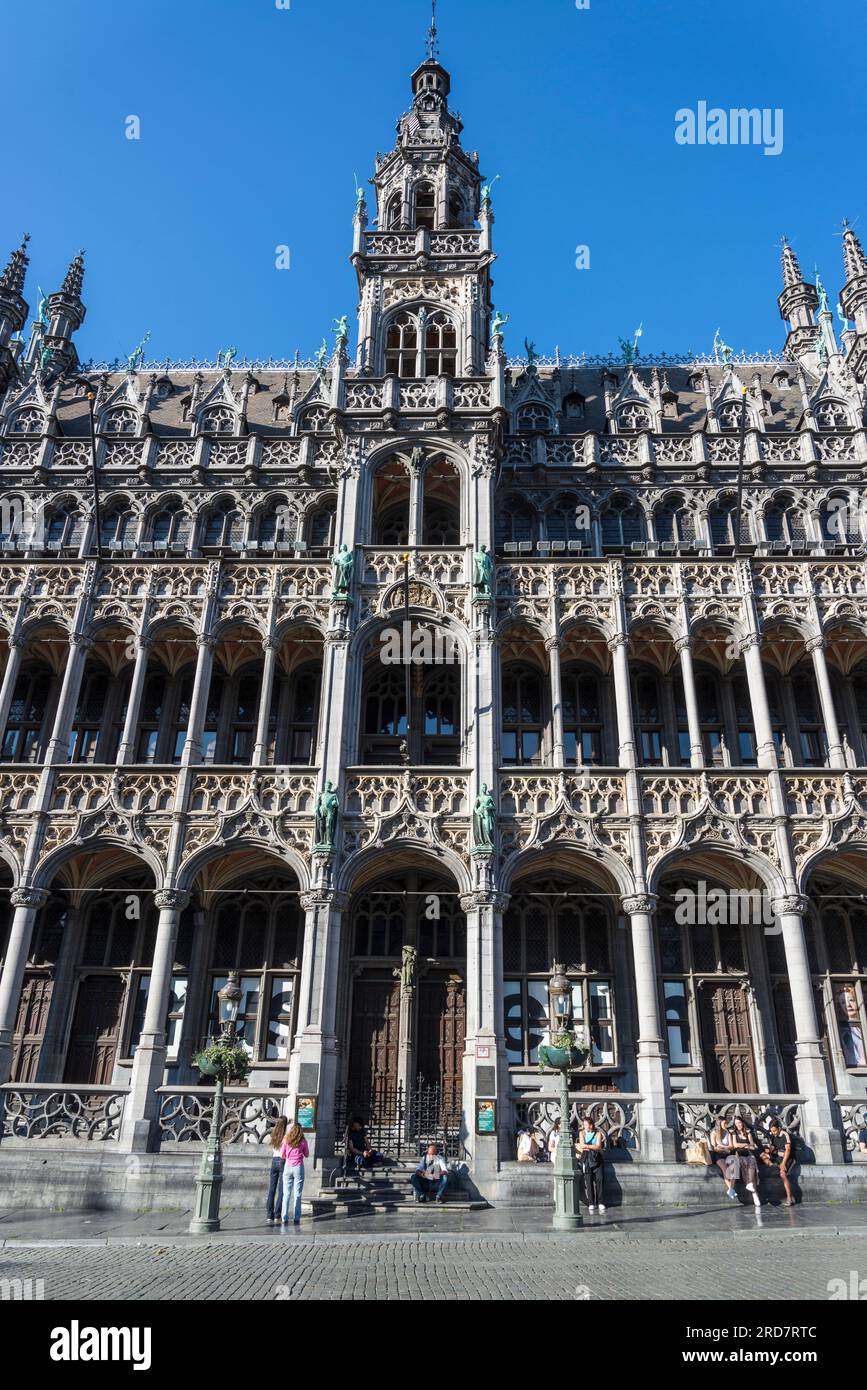 The Brussels City Museum located in the Maison du Roi (King's House) or ...