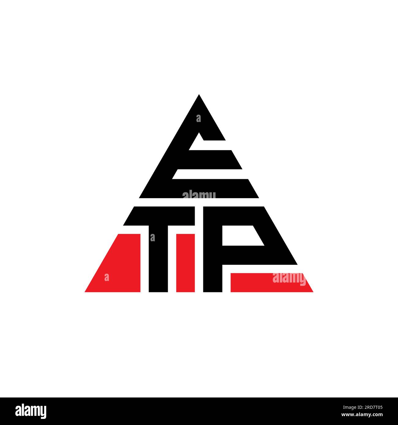 ETP triangle letter logo design with triangle shape. ETP triangle logo ...