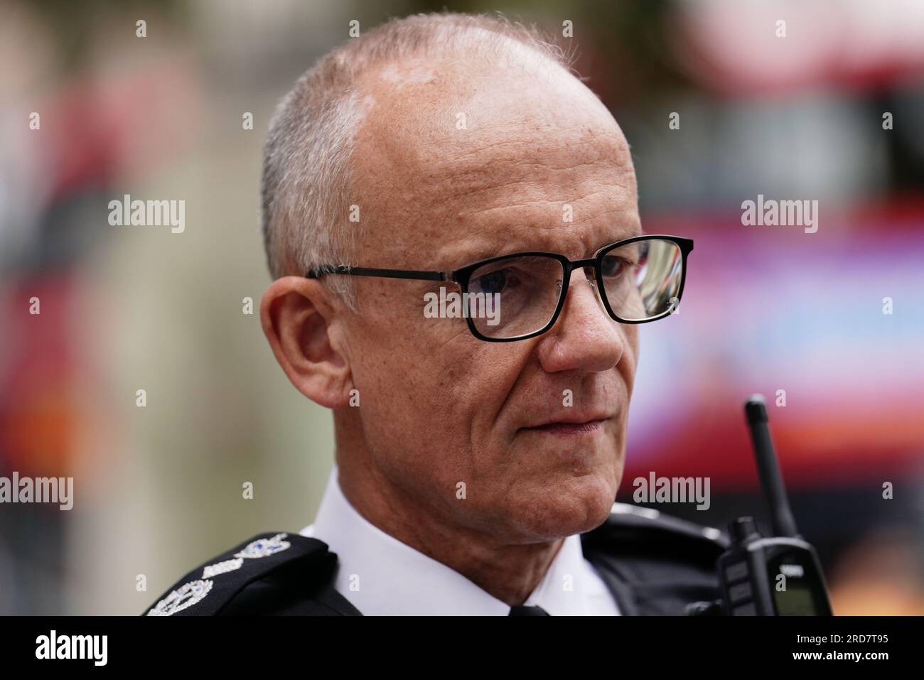 Metropolitan Police Commissioner Sir Mark Rowley in Hackney, east ...