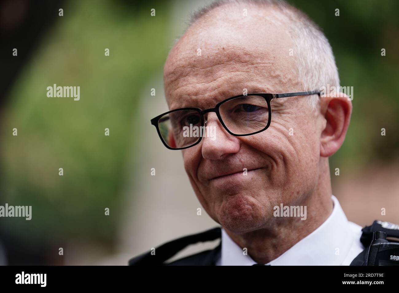 Metropolitan Police Commissioner Sir Mark Rowley in Hackney, east ...