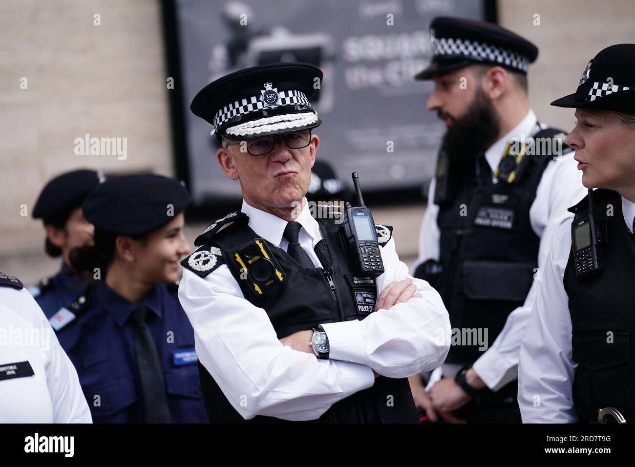 Metropolitan Police Commissioner Sir Mark Rowley in Hackney, east ...