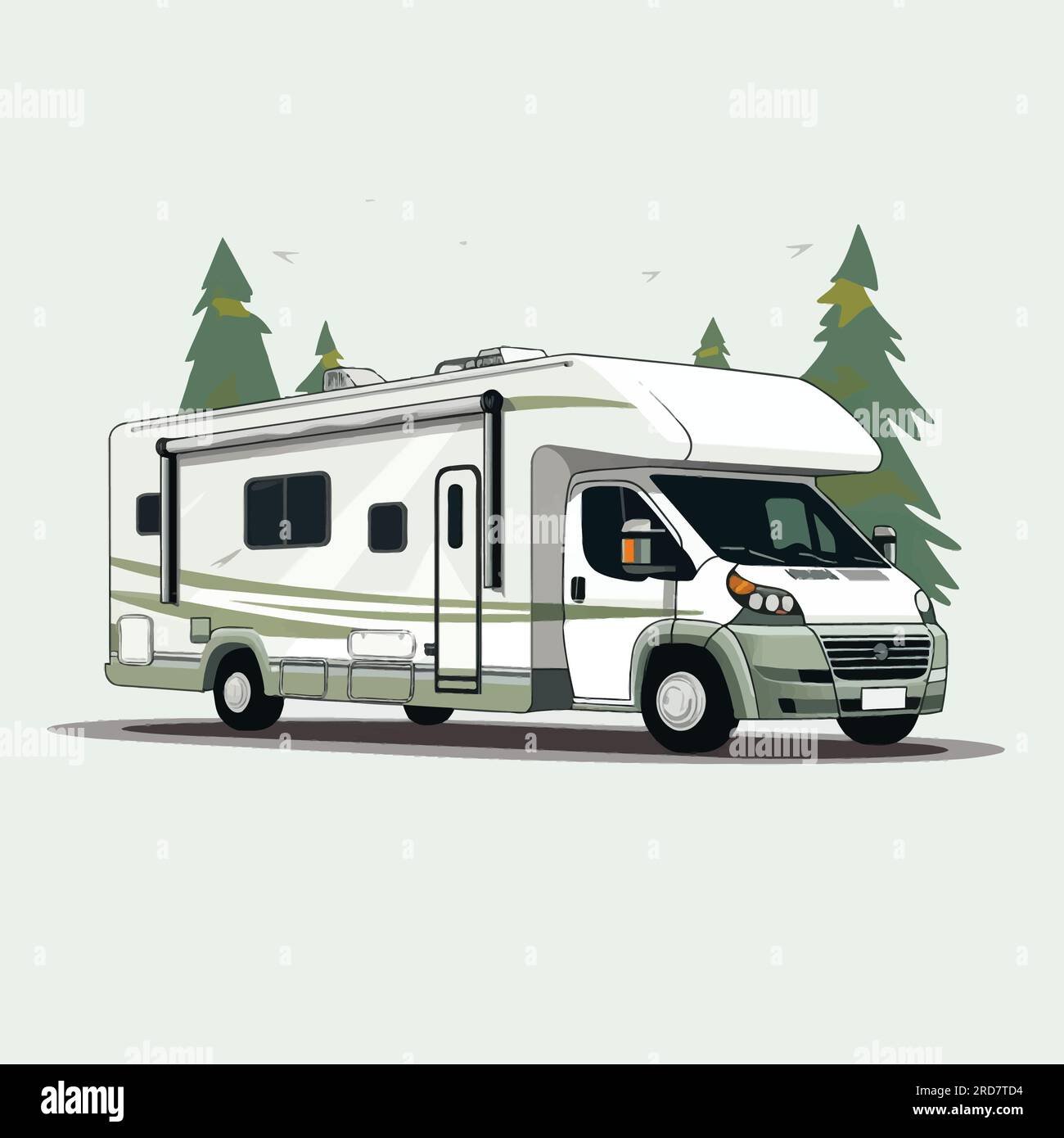 Rv Vector Clipart