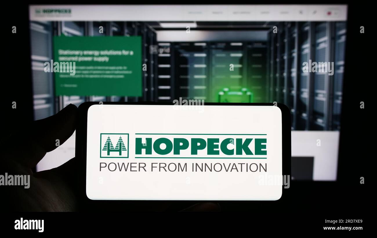 Hoppecke logo hi-res stock photography and images - Alamy