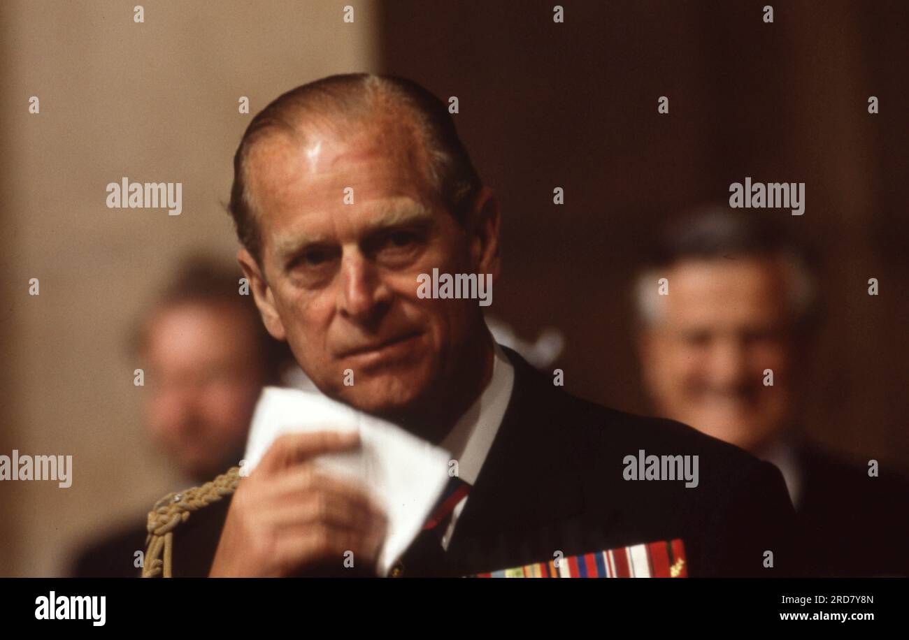 Prince Philip, The Duke of Edinburgh in uniform c1980 Photo by The ...