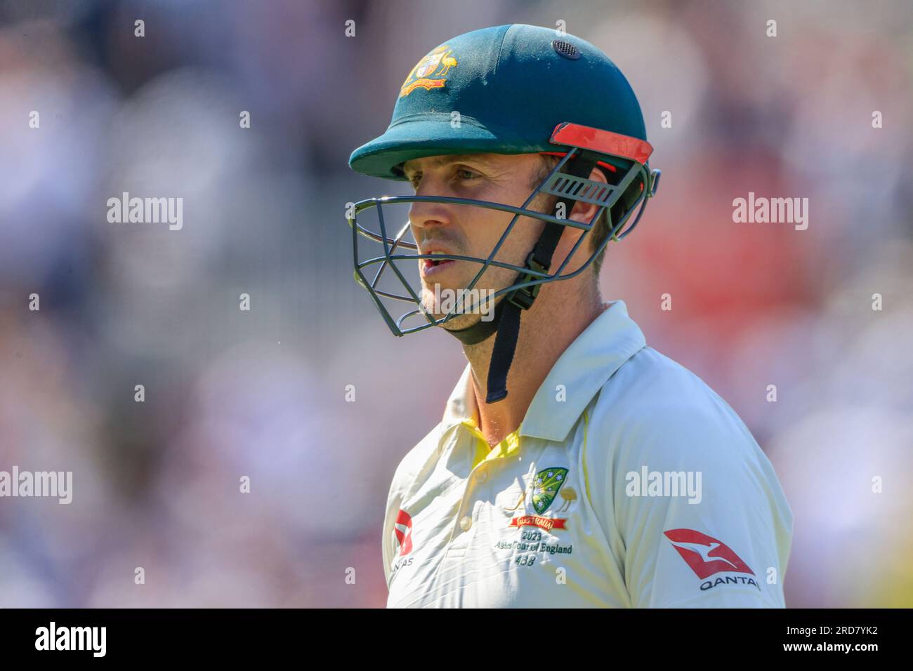 Mitchell Marsh of Australia during the LV= Insurance Ashes Fourth Test ...
