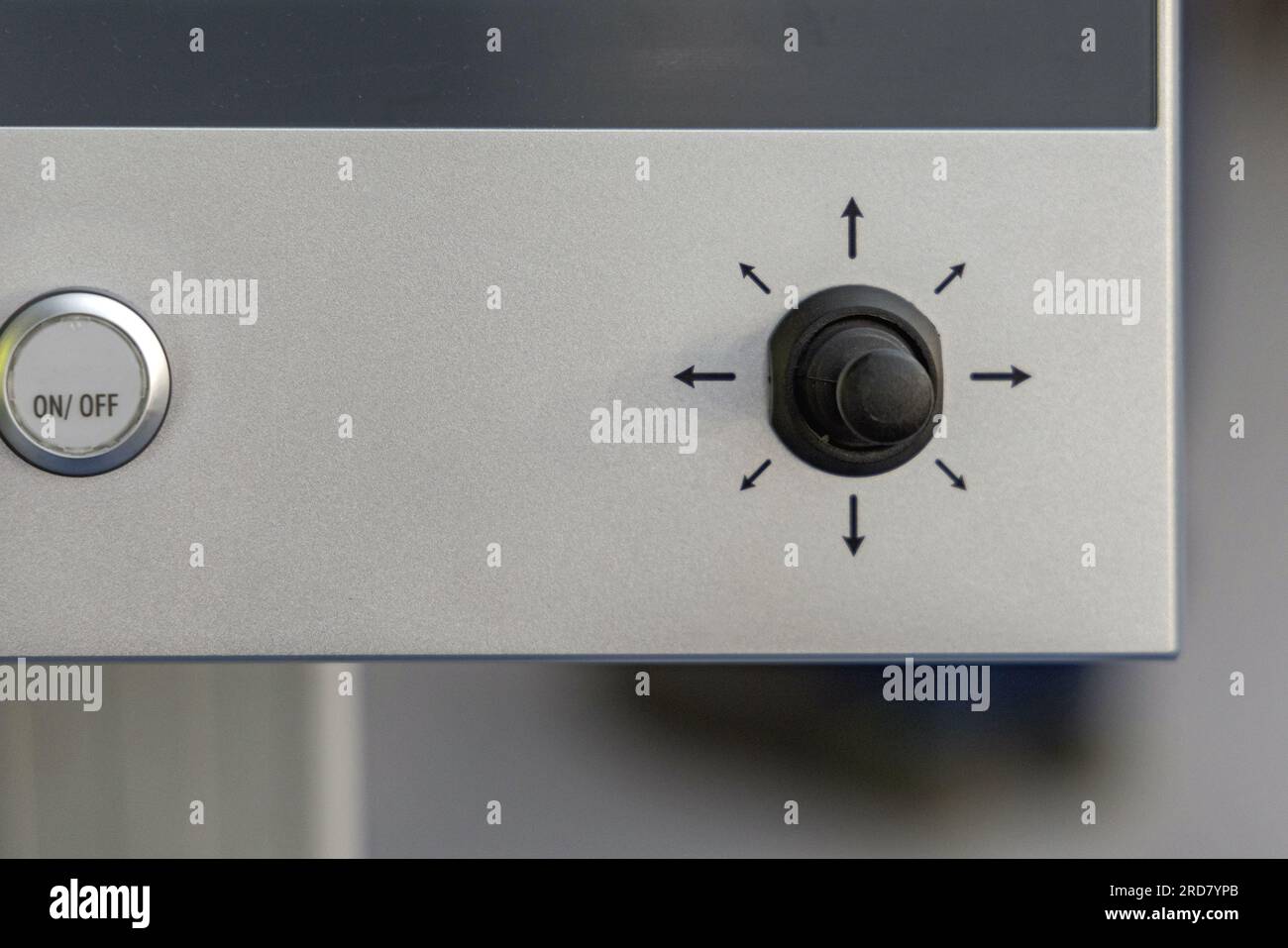 Finger Operated Industrial Joystick Machine Control Tech Stock Photo ...