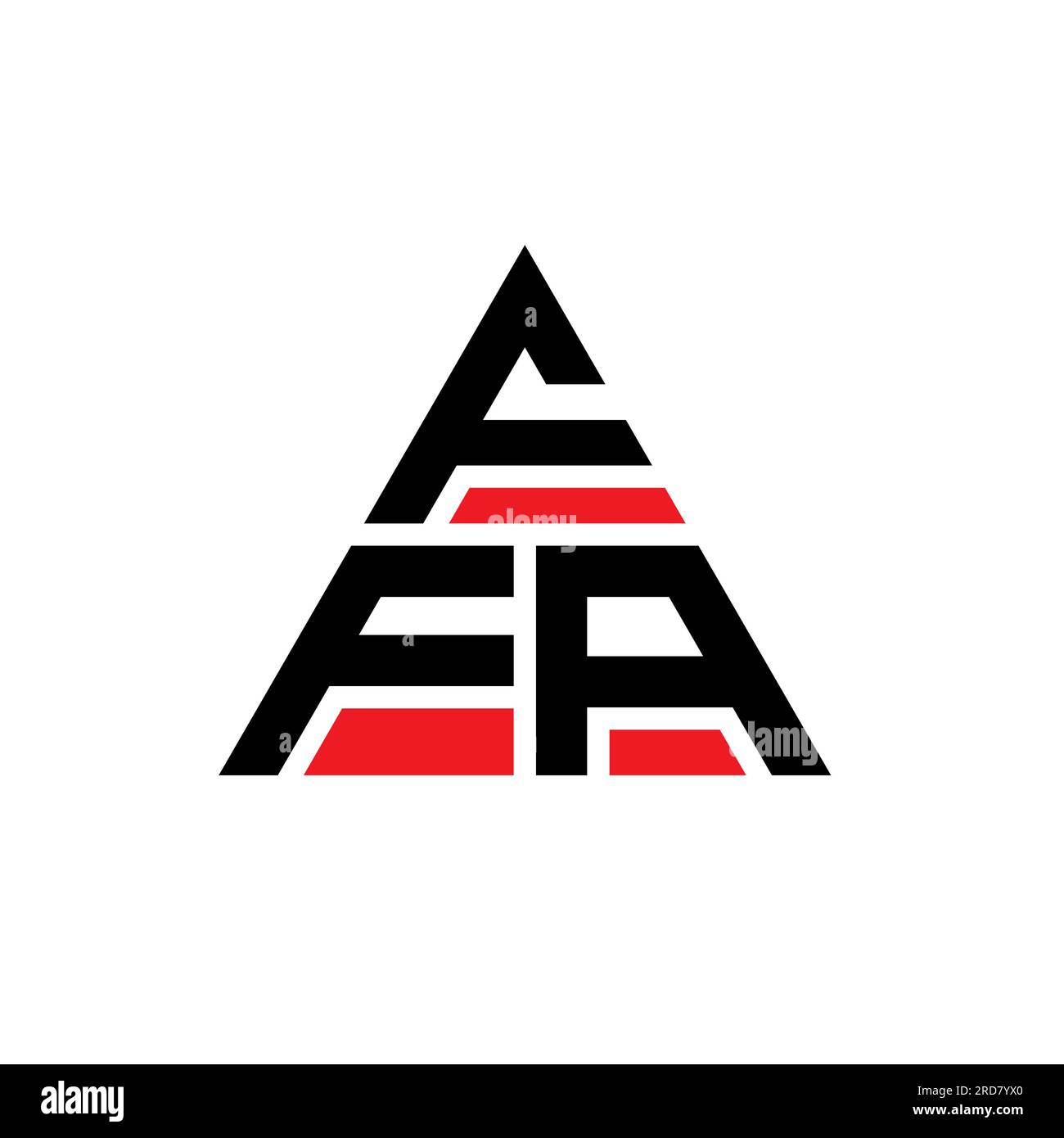 FFA triangle letter logo design with triangle shape. FFA triangle logo ...