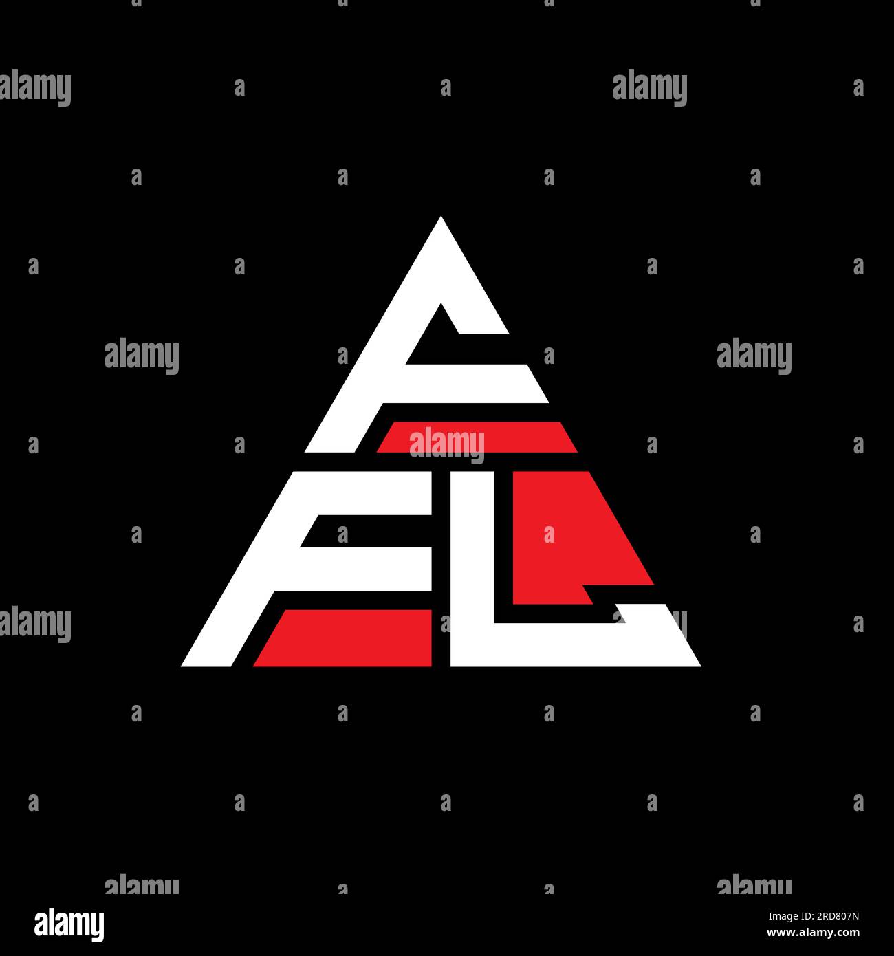 FFL triangle letter logo design with triangle shape. FFL triangle logo ...