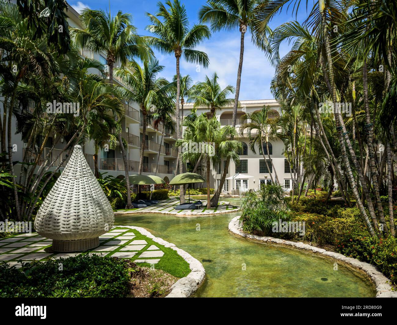 Grand Cayman, Cayman Islands, June 11th 2023, view of a resting area of ...