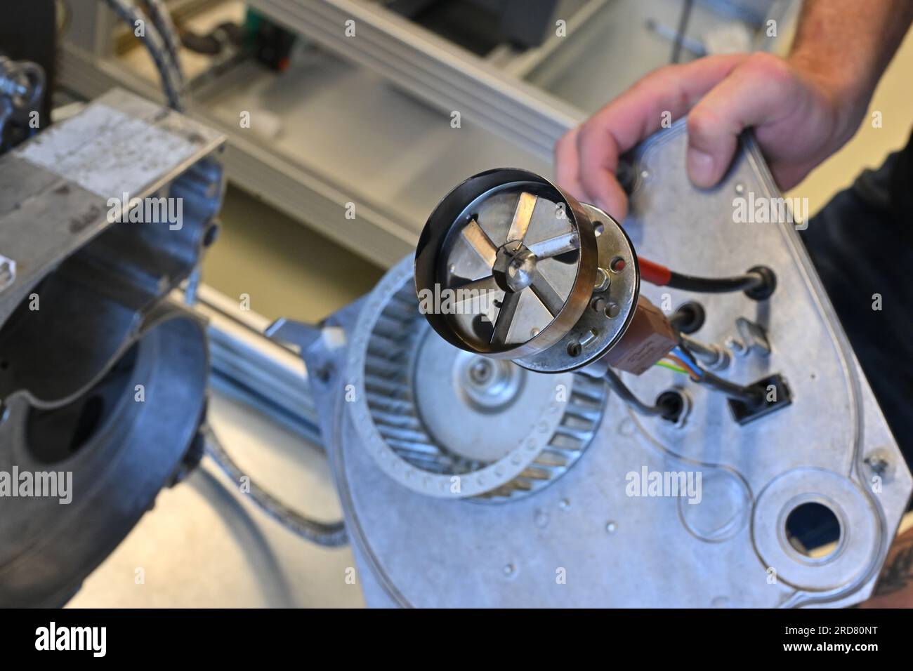 Munich, Germany. 14th July, 2023. Symbol image production for sanitary ...