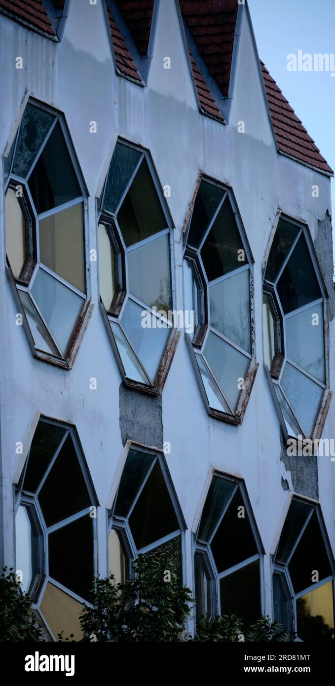 Windows in a modern designed building Stock Photo - Alamy