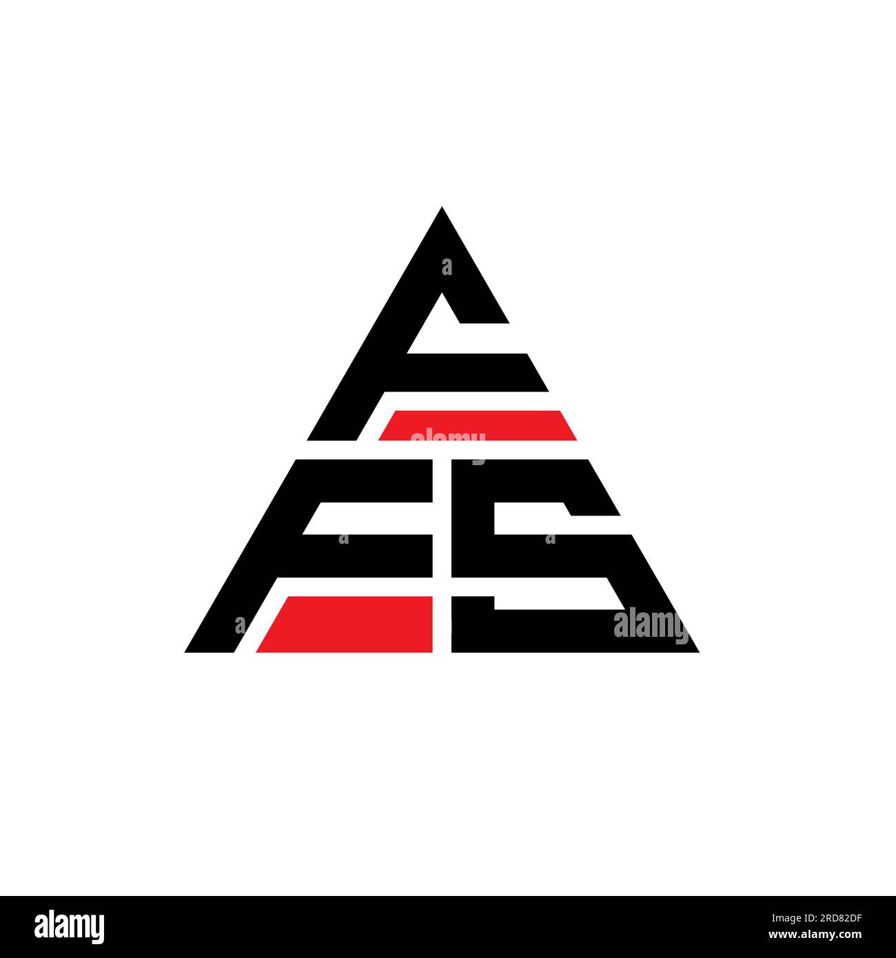 FFS triangle letter logo design with triangle shape. FFS triangle logo ...