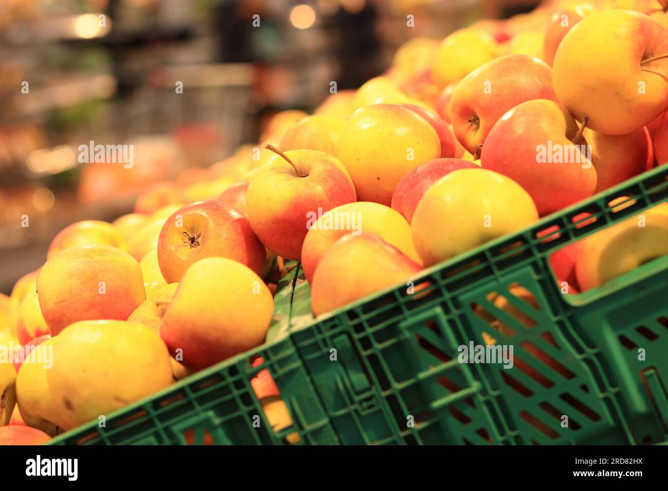 Large plastic red apple hi-res stock photography and images - Alamy