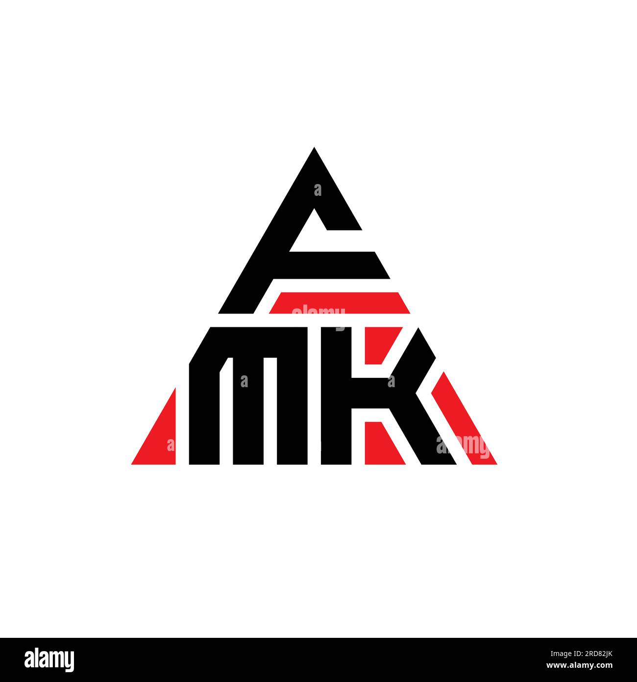 FMK triangle letter logo design with triangle shape. FMK triangle logo design monogram. FMK ...