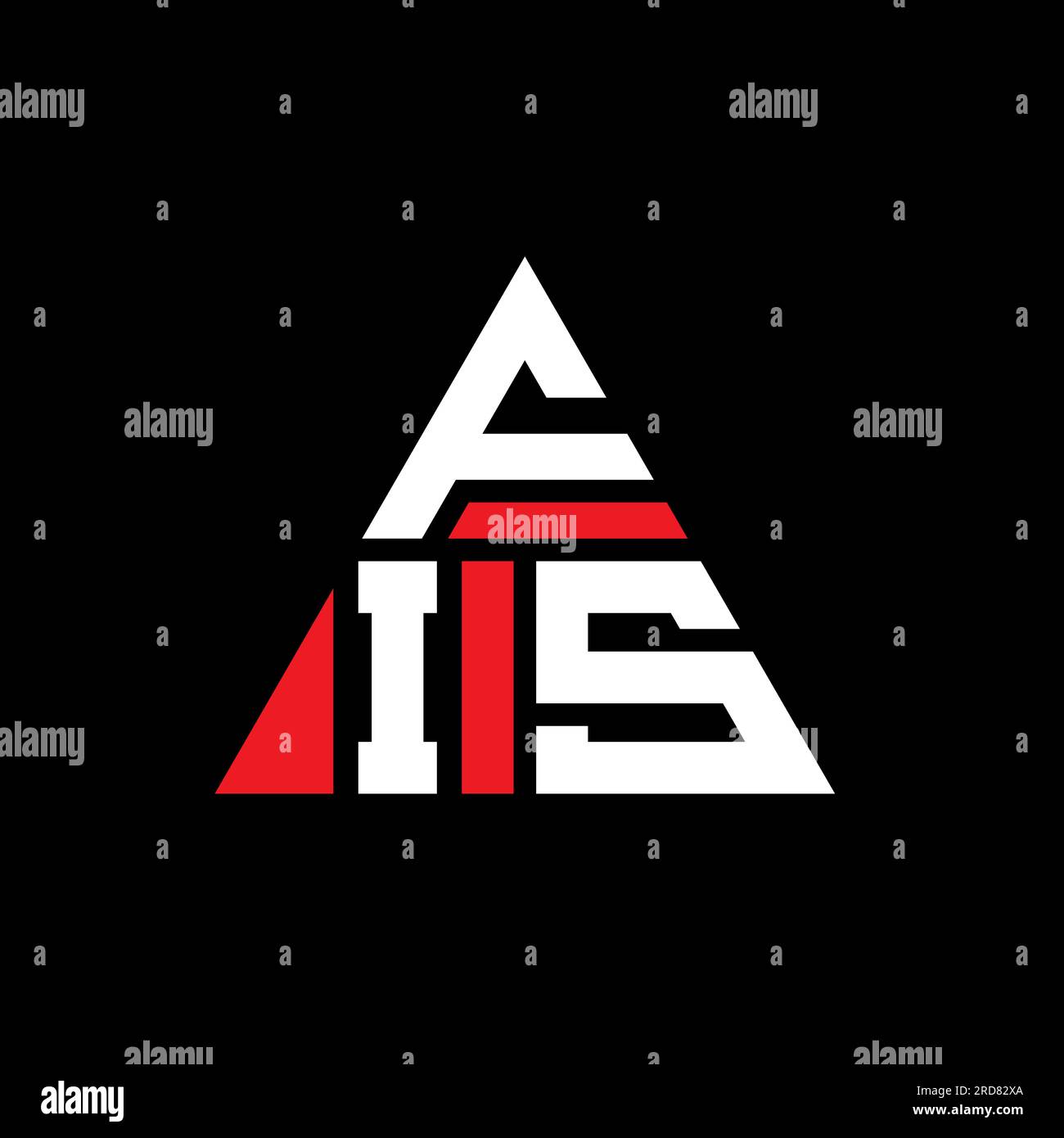 Fis Triangle Letter Logo Design With Triangle Shape Fis Triangle Logo