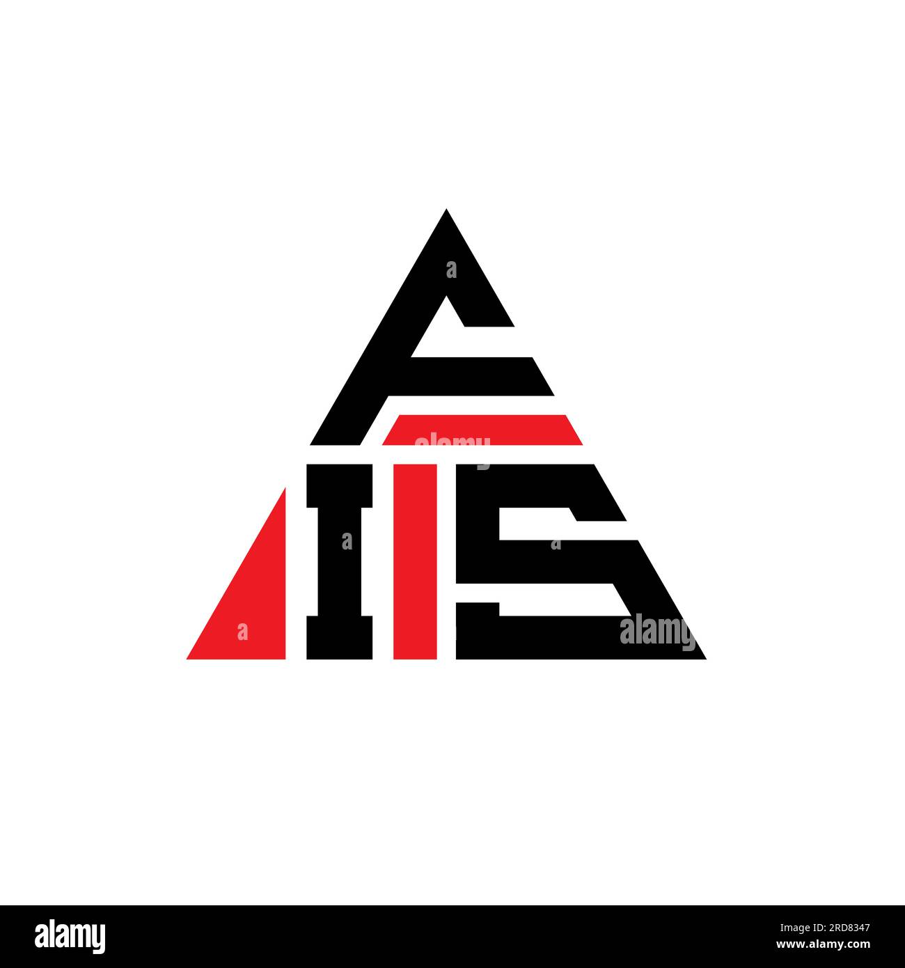 Fis Triangle Letter Logo Design With Triangle Shape Fis Triangle Logo