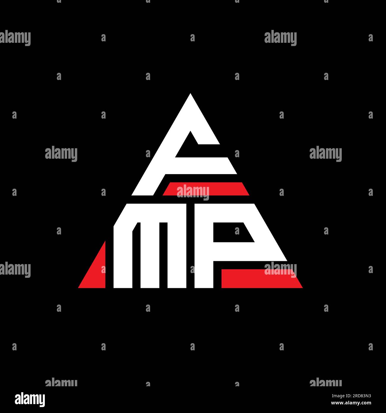 Fmp Triangle Letter Logo Design With Triangle Shape Fmp Triangle Logo Design Monogram Fmp