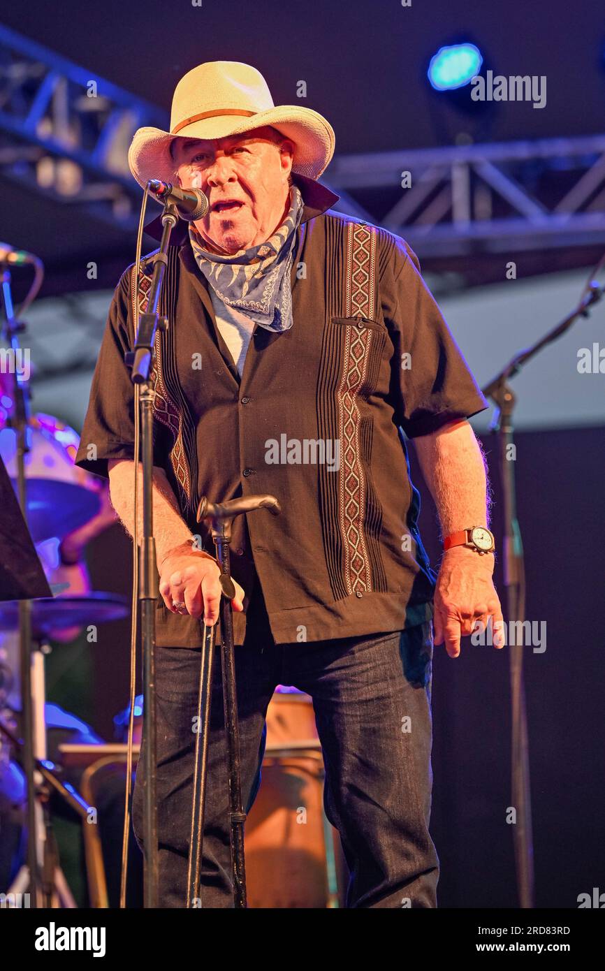 Blues singer, guitarist, Jim Byrnes, Vancouver Folk Music Festival ...