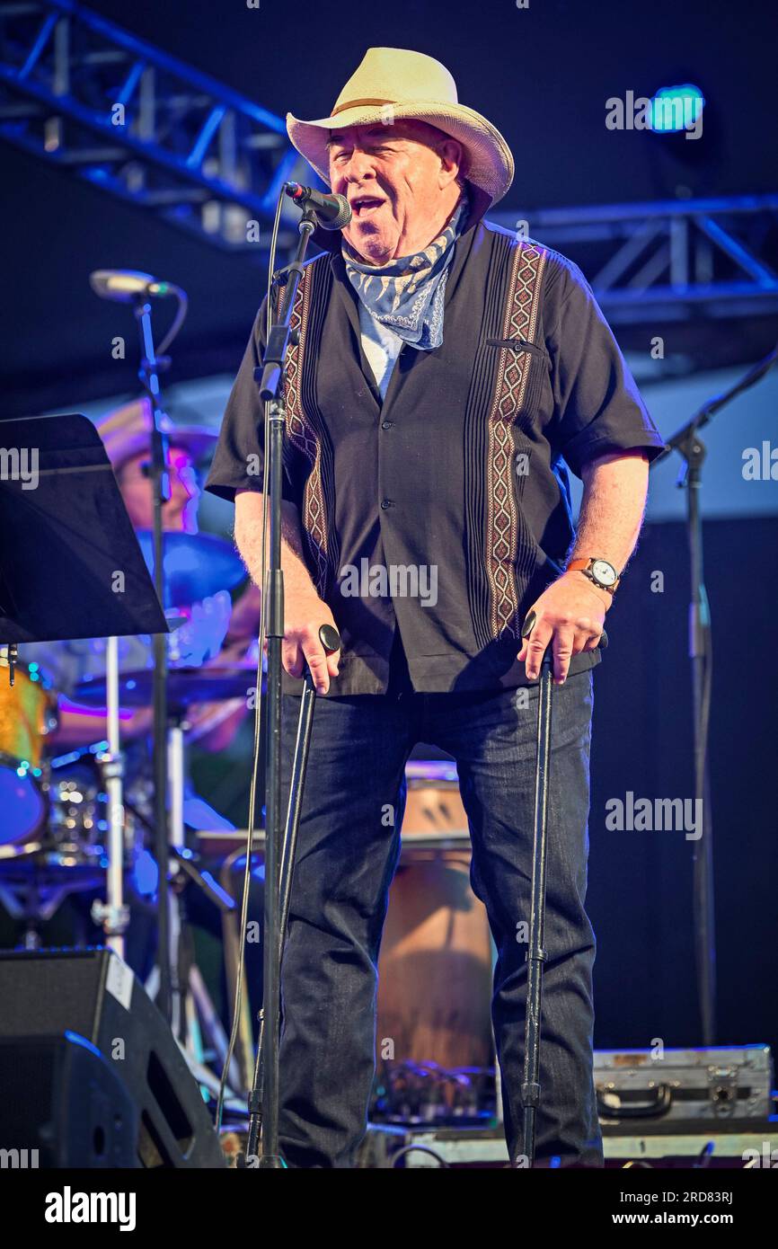 Blues singer, guitarist, Jim Byrnes, Vancouver Folk Music Festival ...
