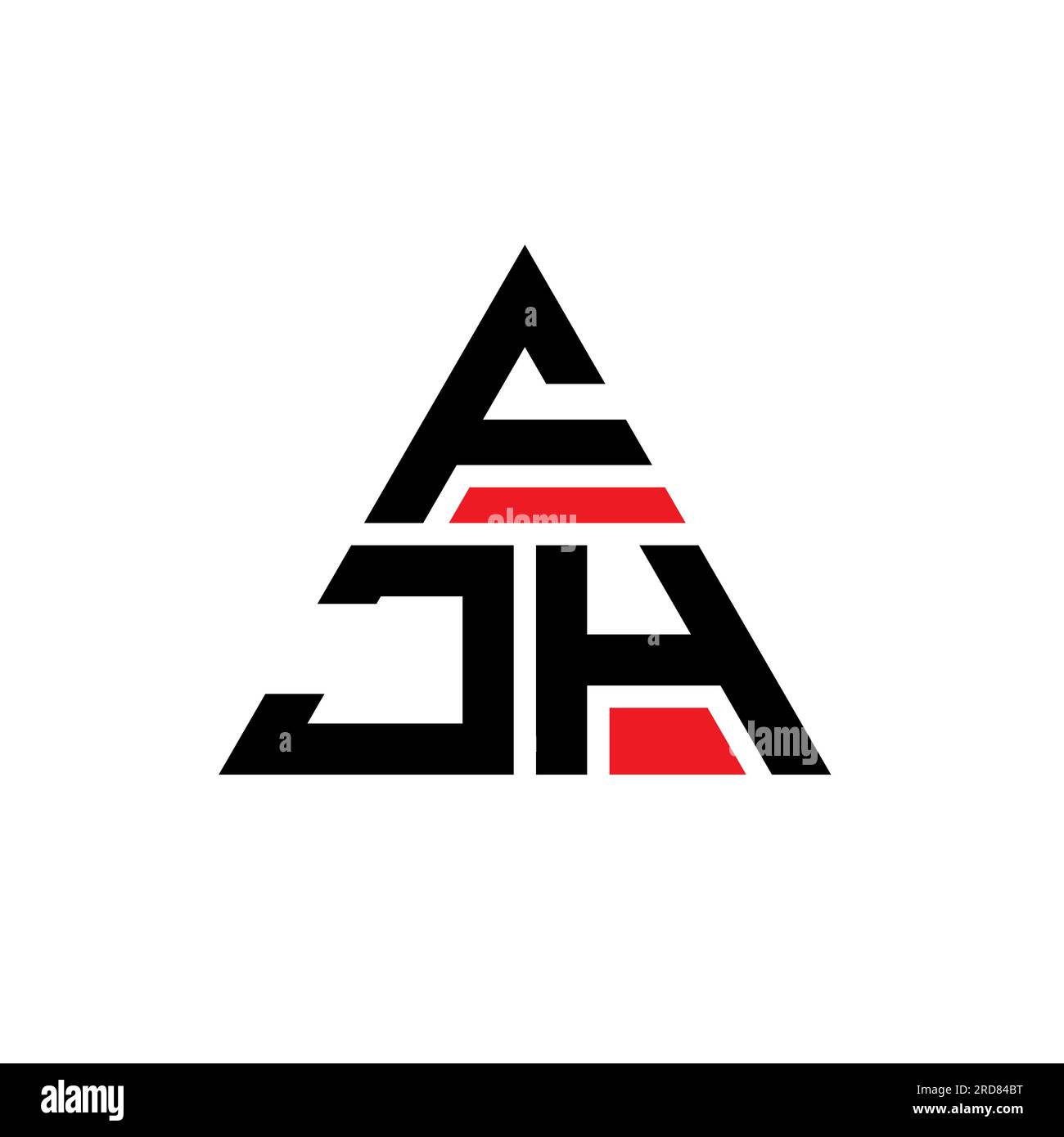 Fjh logo design hi-res stock photography and images - Alamy