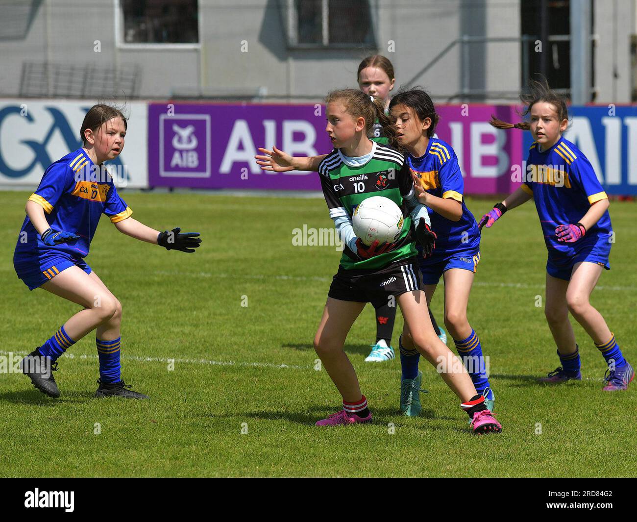 Girls compete in the Derry Primary Schools Gaelic Football Finals 2023 ...