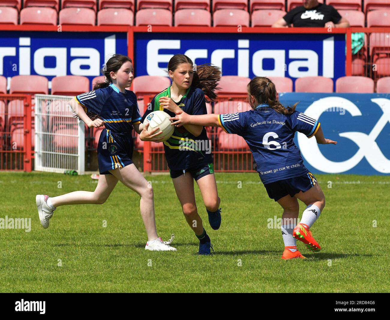 Girls compete in the Derry Primary Schools Gaelic Football Finals 2023 ...