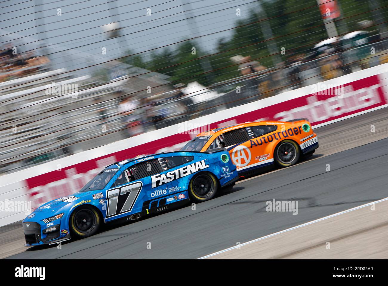 Loudon, NH, USA. 17th July, 2023. NASCAR Cup Driver, Chris Buescher (17 ...