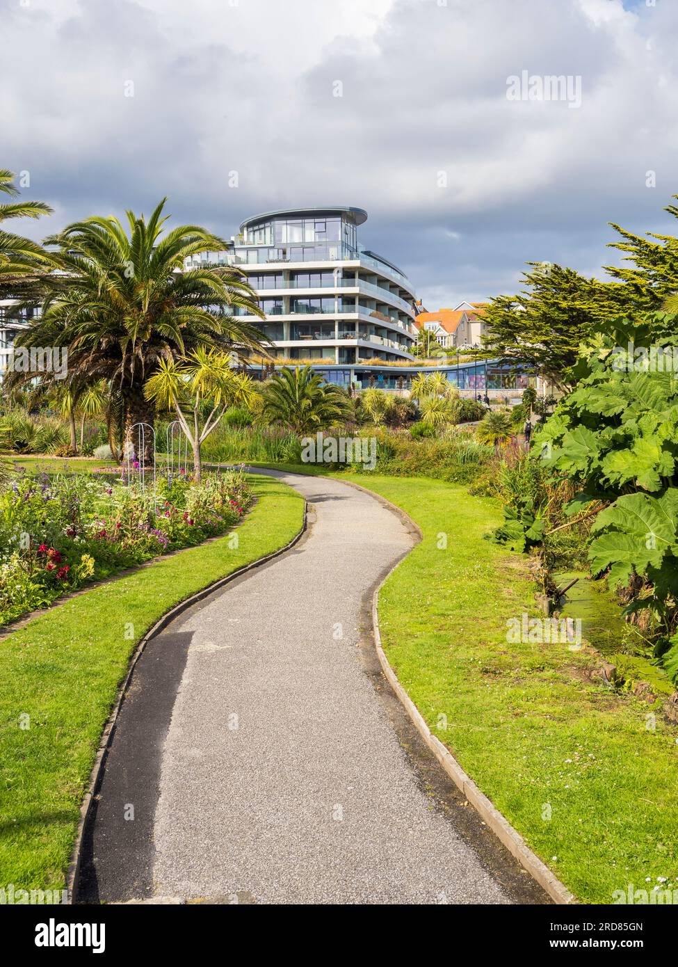Queen Mary Gardens, Falmouth, Cornwall, England, UK, GB Stock Photo - Alamy