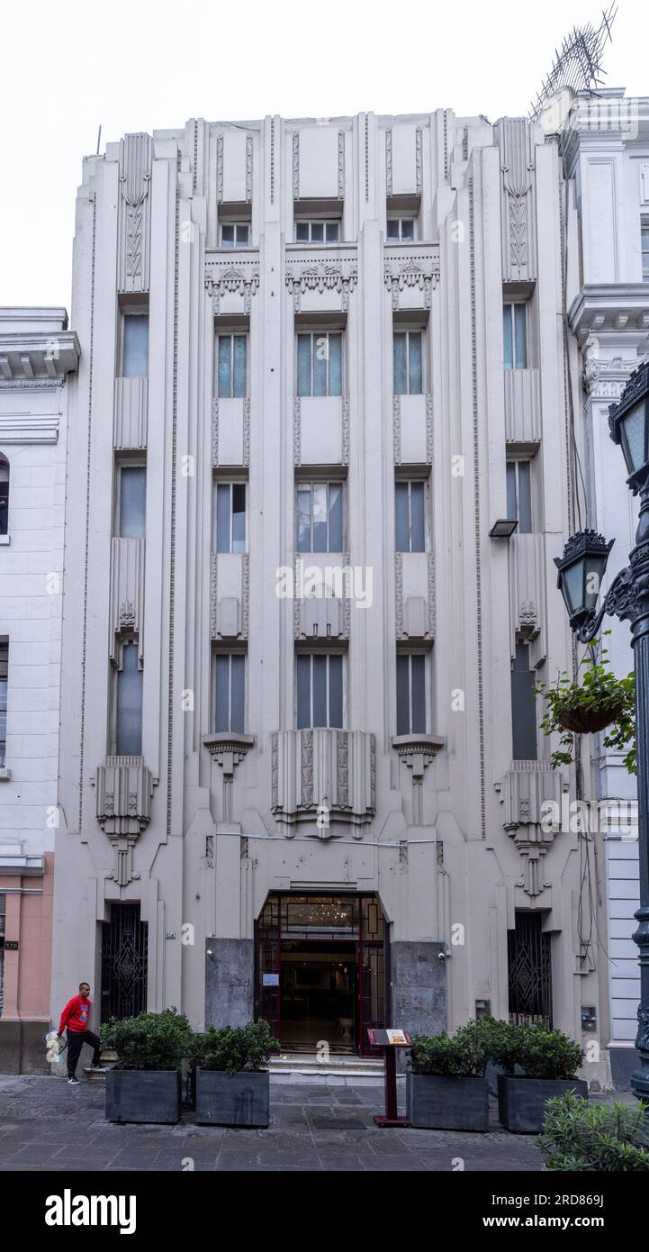 Edificio Santa Rosa, art deco building near Plaza Mayor, Lima, Peru ...