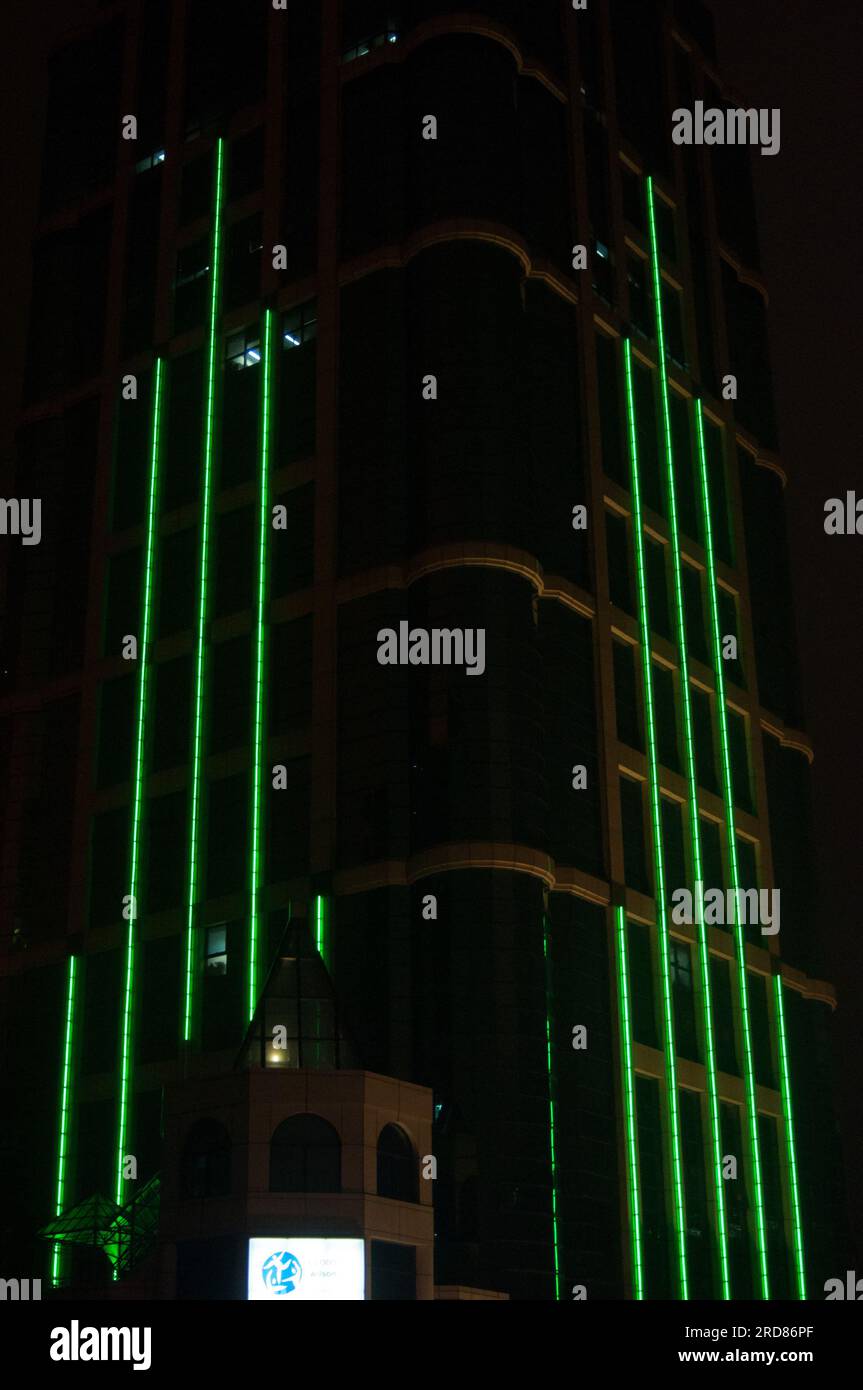 Buildings lit up green hi-res stock photography and images - Alamy