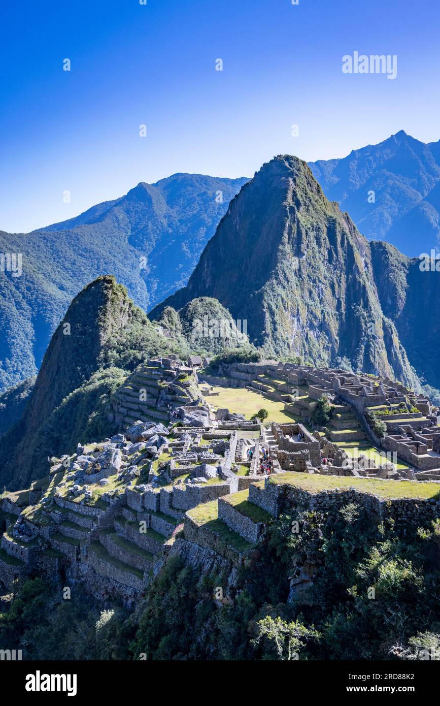 Inca ruins of Machu Picchu, Peru, South America Stock Photo - Alamy