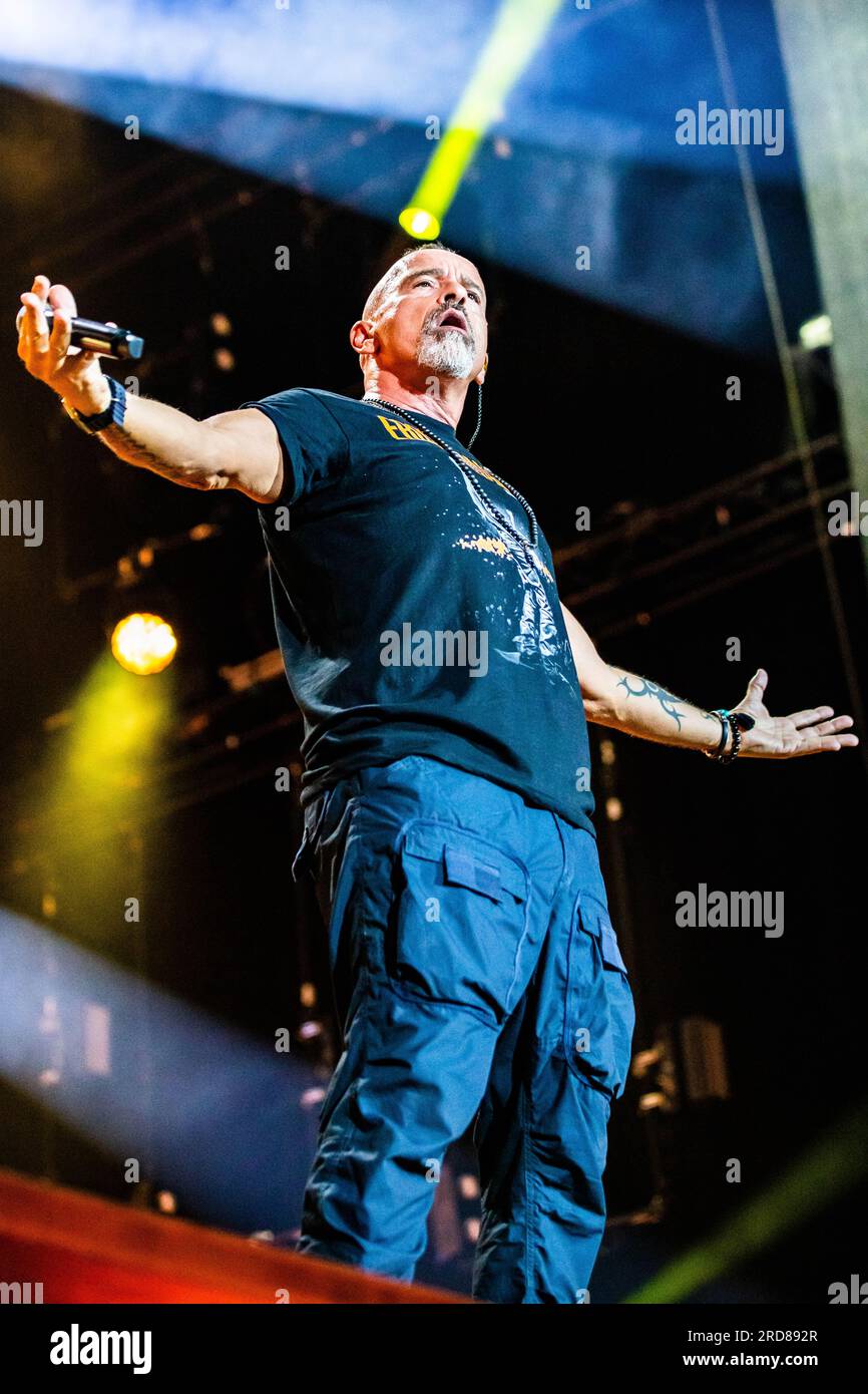 Locarno, Switzerland. 18th July, 2023. The Italian singer-songwriter ...