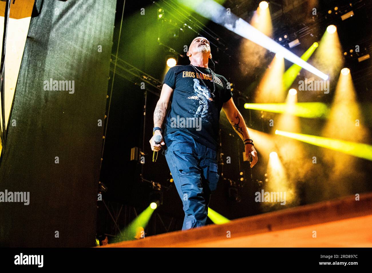 Locarno, Switzerland. 18th July, 2023. The Italian singer-songwriter ...