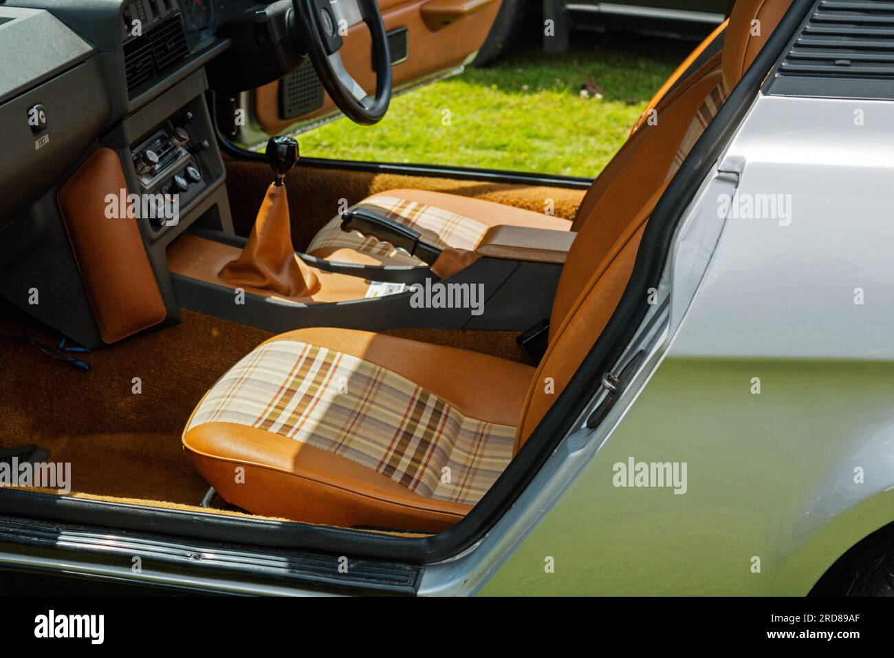 Triumph TR7 interior. Rochdale Classic Car Show 2023 Stock Photo - Alamy