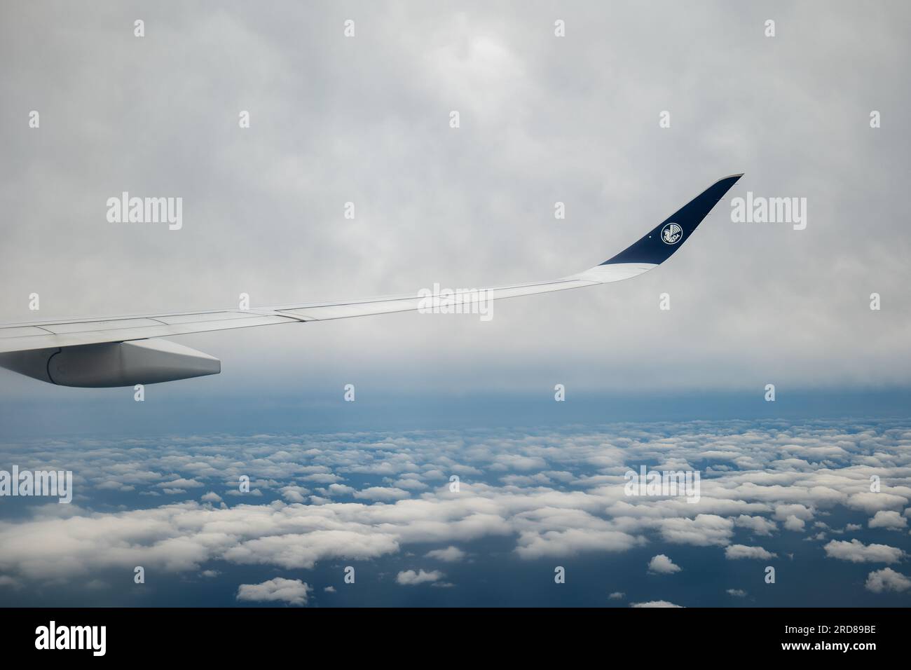 Paris, Île-de-France, France - October 27, 2022: Air France Plane Wing ...