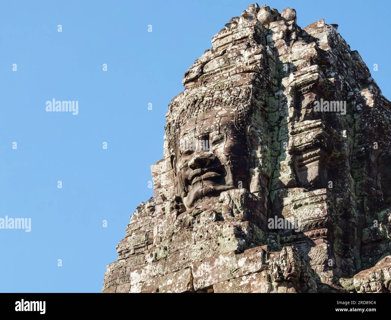 Statue portrait smile buddhist old hi-res stock photography and images ...