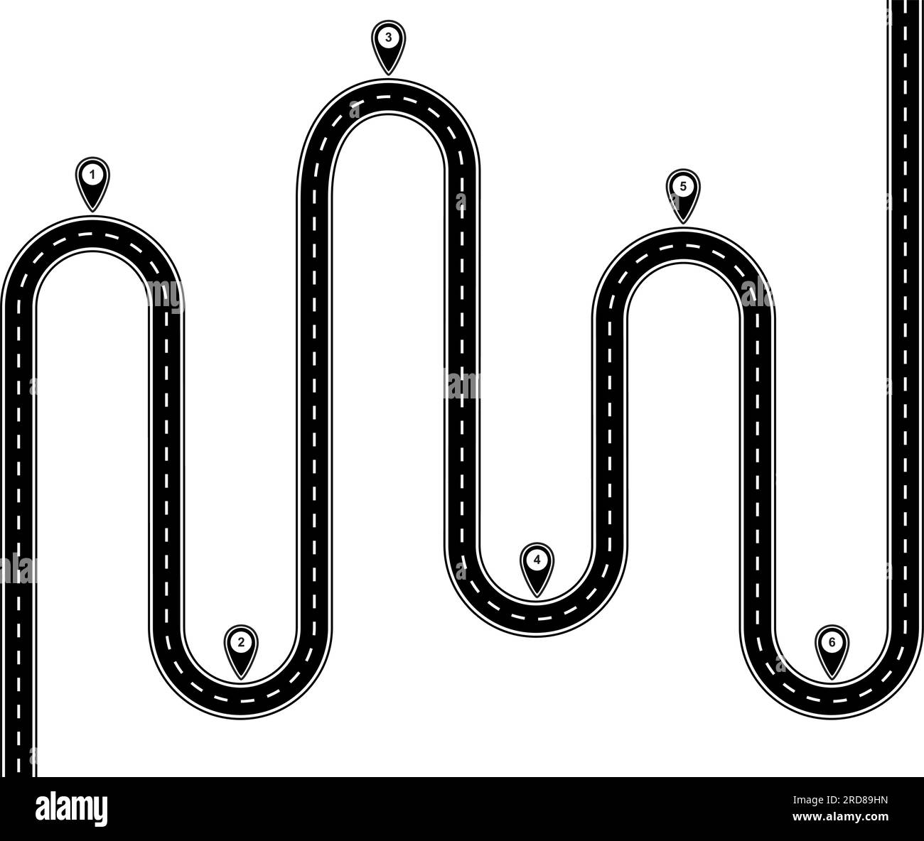 Step route Cut Out Stock Images & Pictures - Alamy