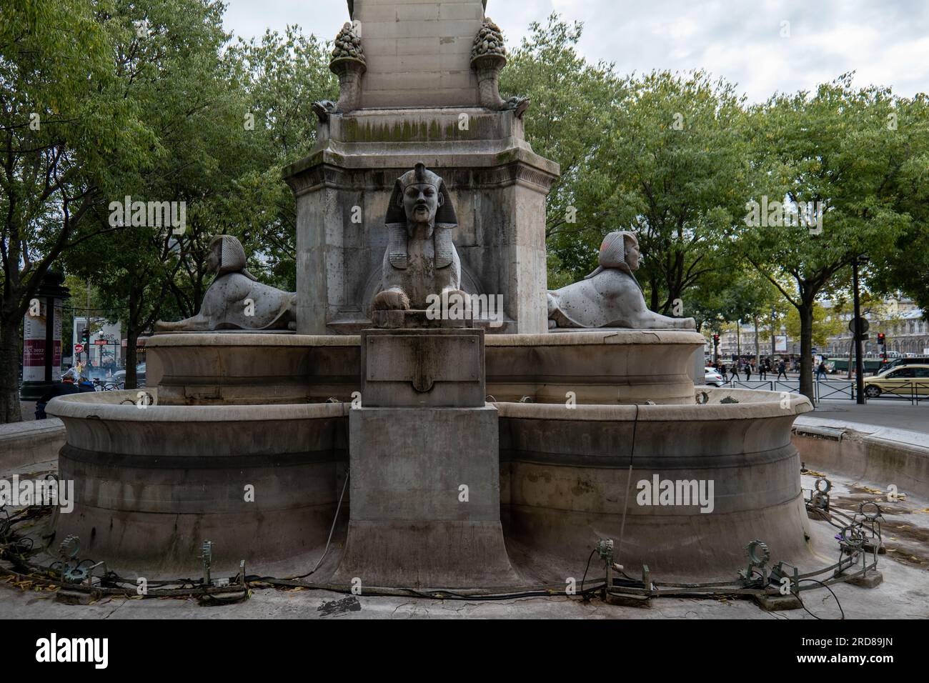 Paris, Île-de-France, France - October 1, 2022: Sphinx Sculpture in ...