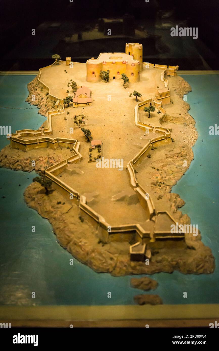 1681 model of Château d'If, Relief Maps museum or Musée des Plans ...