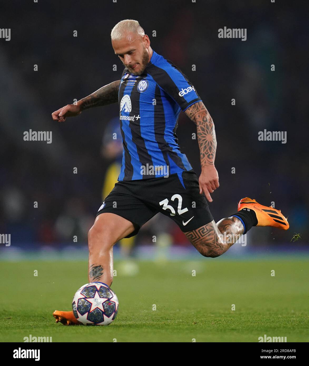 Inter Milan's Federico Dimarco during the UEFA Champions League Final ...