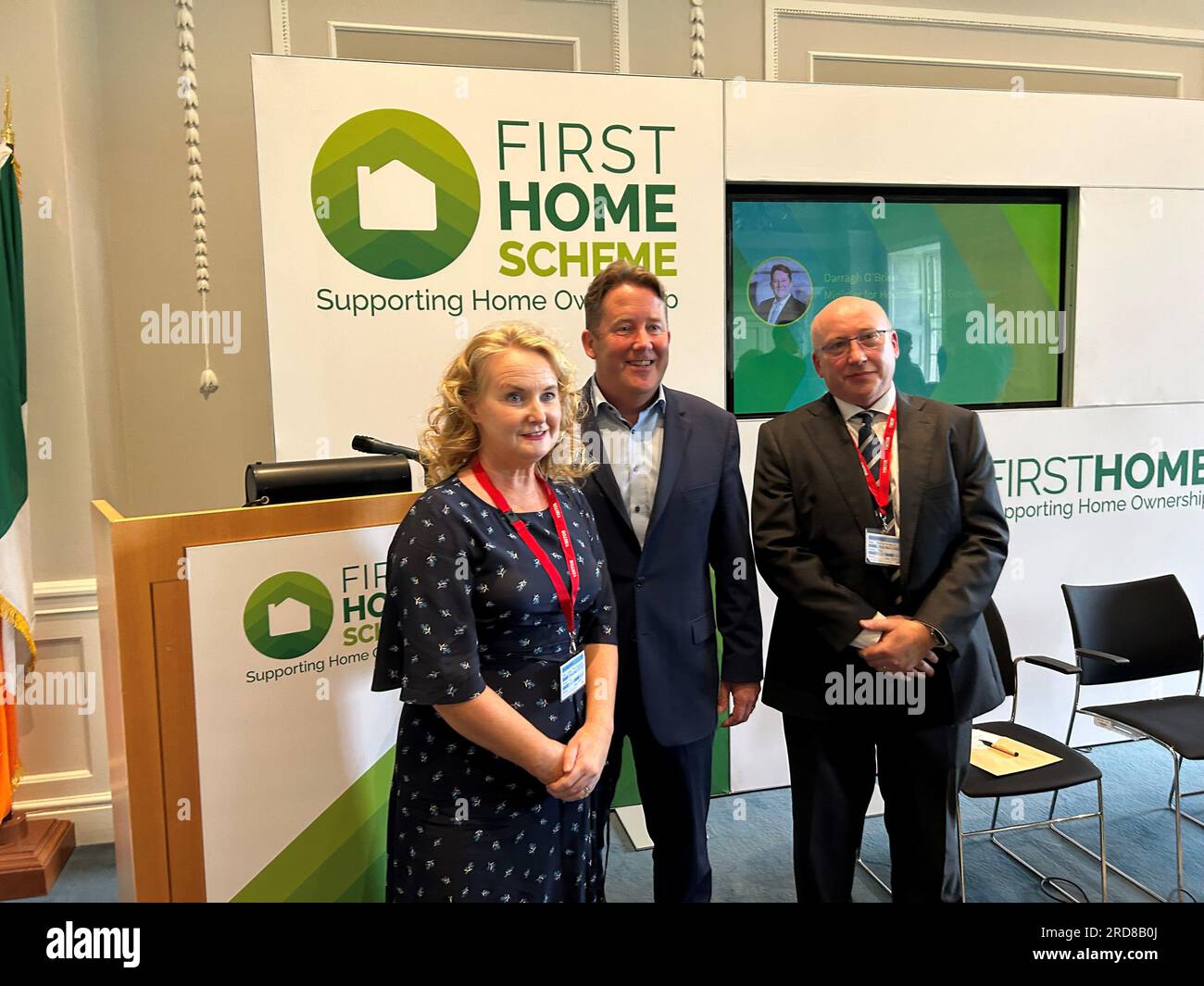 (left to right) Fianna Fáil senate housing spokesperson Mary ...