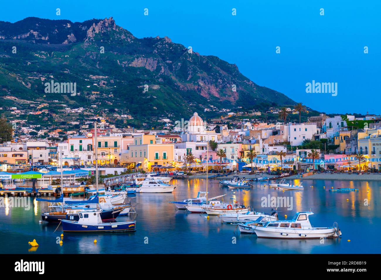 Marina de Forio, Forio Harbour and Beach, Forio, Island of Ischia ...