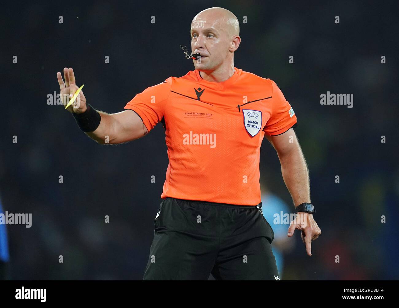 Match referee Szymon Marciniak during the UEFA Champions League Final ...