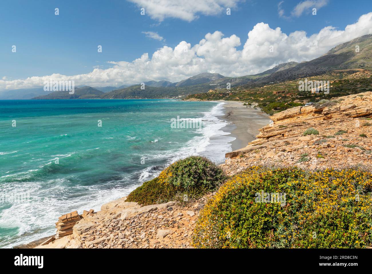 Beach of Triopetra, Akoumia, Rethymno, Crete, Greek Islands, Greece ...